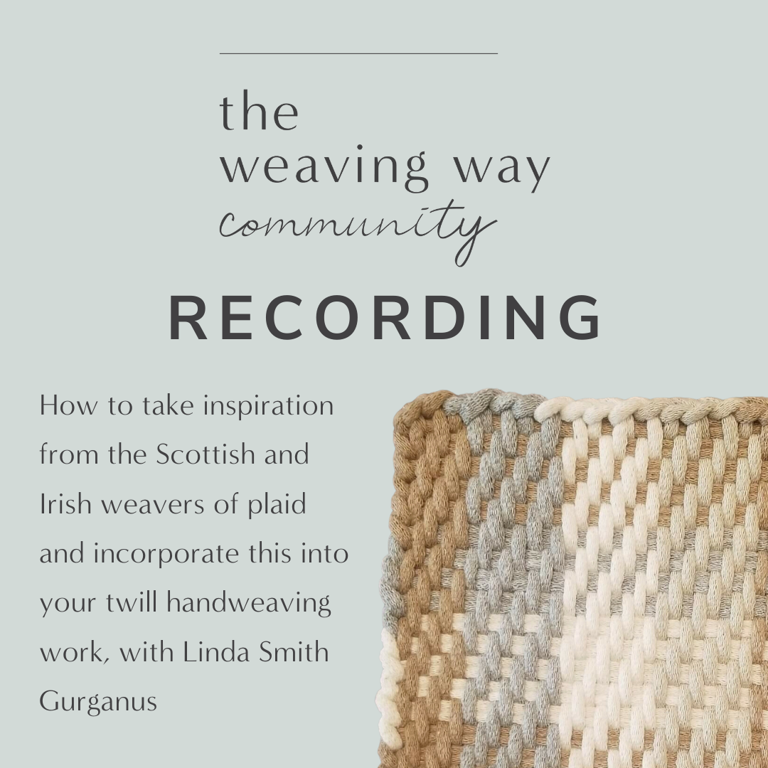 WWC Recording - Weaving Plaids with Twill with Linda Smith Gurganus ...