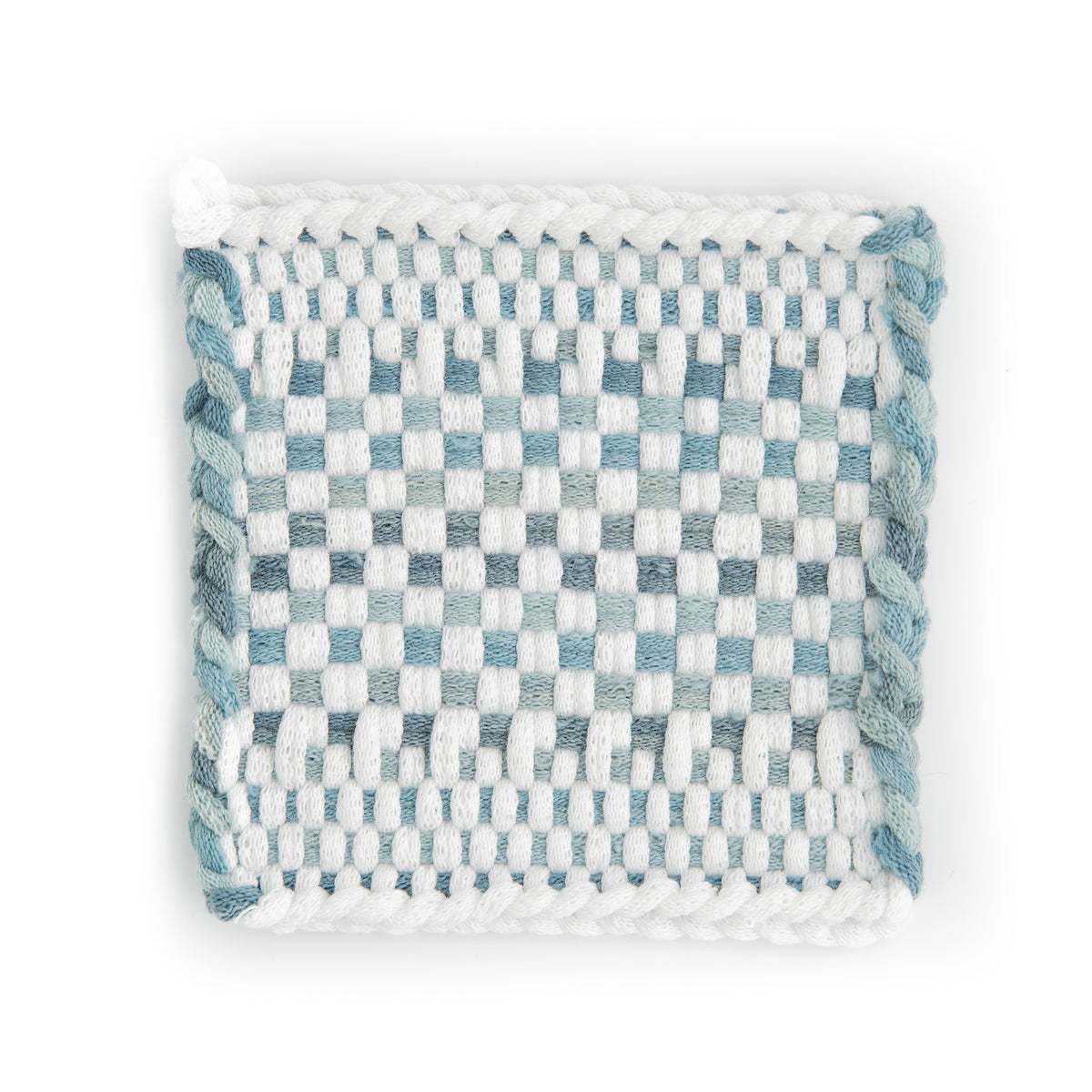 Indigo and White Handweaving – Kate Kilmurray