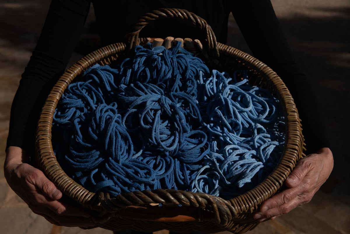 Hand Dyed Indigo Loops for Small and Large Looms – Kate Kilmurray